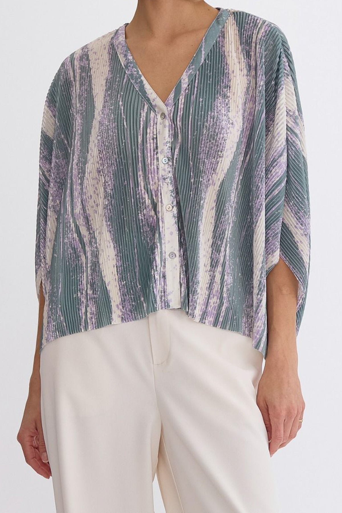 Arcade Pleated Top *S-L* | Women’s Clothing | Personify – Personify Shop