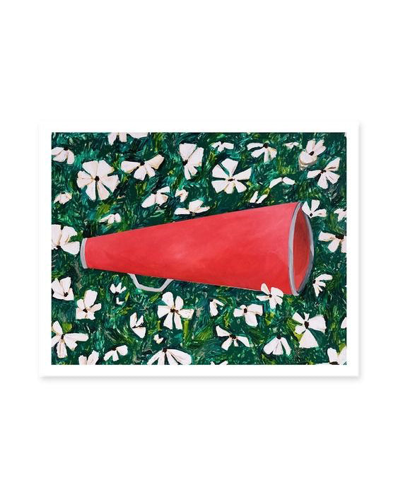 Megaphone Floral Art Print | Home Goods | Personify – Personify Shop