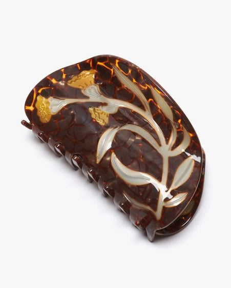 Artemisia Deep Floral Extra Large Hair Claw | Accessories | Personify ...