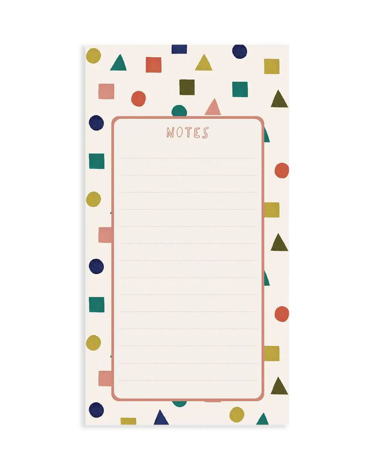 Geometric Carnival Notepad | Home Goods | Personify – Personify Shop