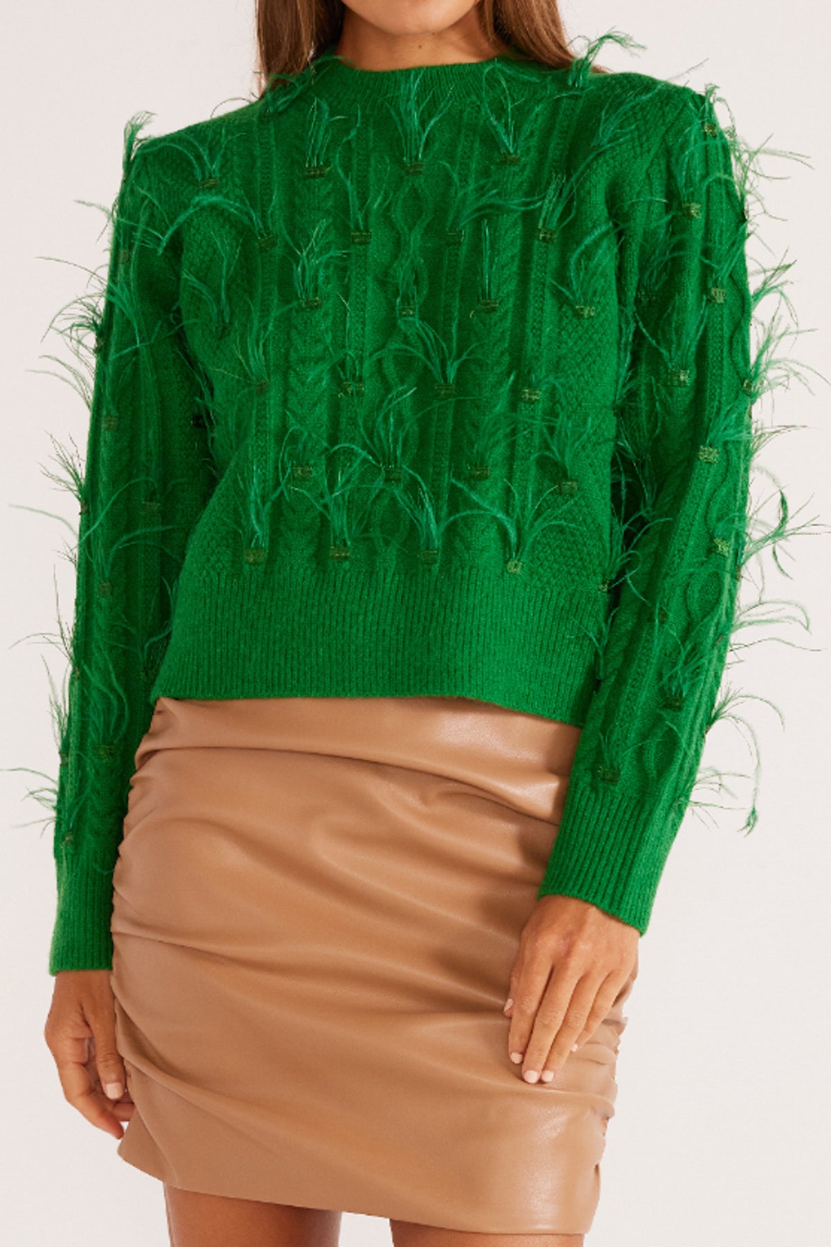 Cleo Feather Sweater *XS-XL* | Womens Clothing | Personify – Personify Shop