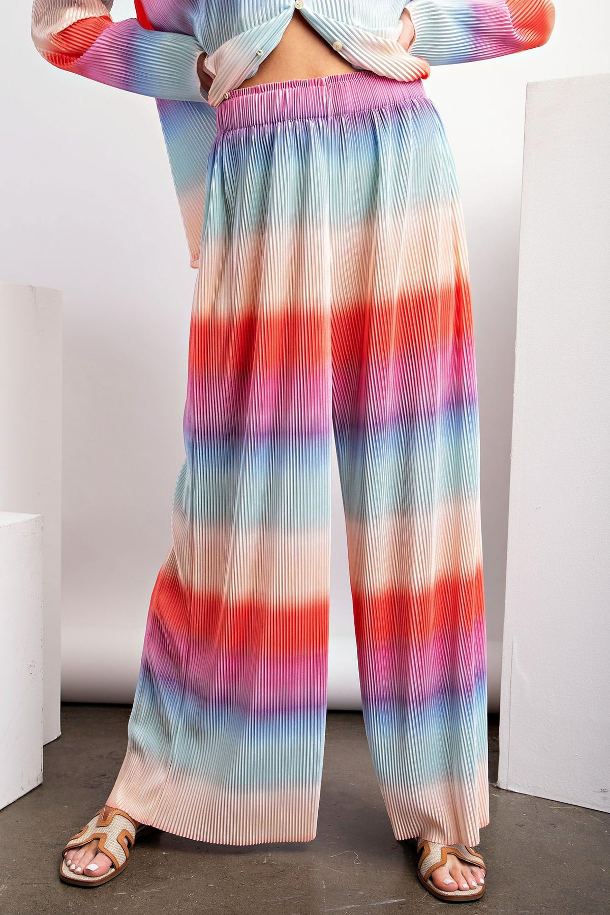 Electric Rainbow Plisse Pants *S-L* | Women’s Clothing | Personify – Personify Shop