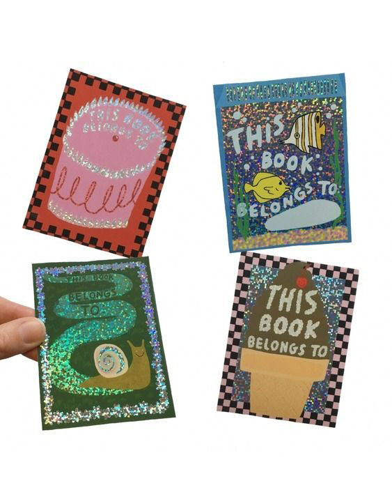 Glitter Book Plate Sticker Set | Home Goods | Personify – Personify Shop