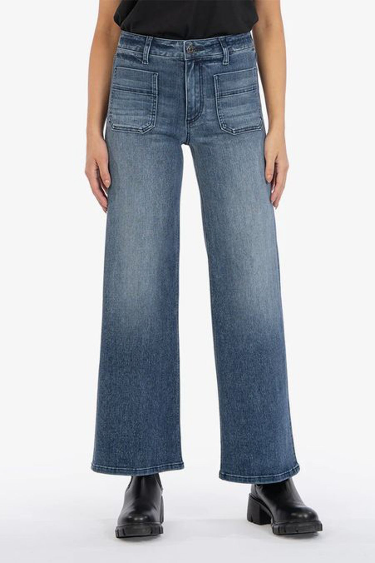 Jeanie High Rise Patch Pocket Flares *0-18* | Women's Clothing ...