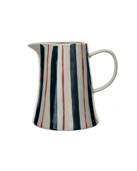 Large Mon Ami Stripe Pitcher | Home Goods | Personify – Personify Shop