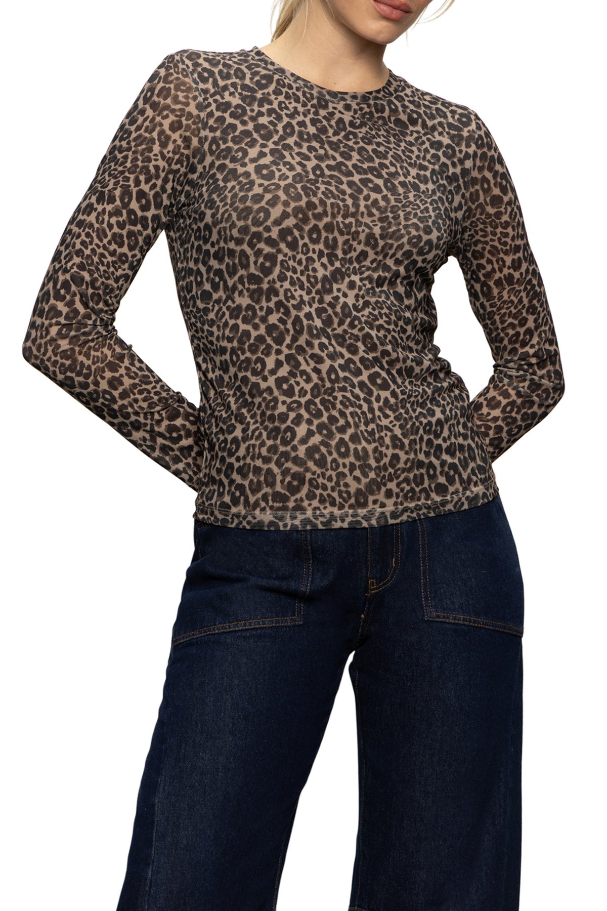 French Kitty Long Sleeve Perfect Mesh Tee *XS-XL* | Women’s Clothing ...