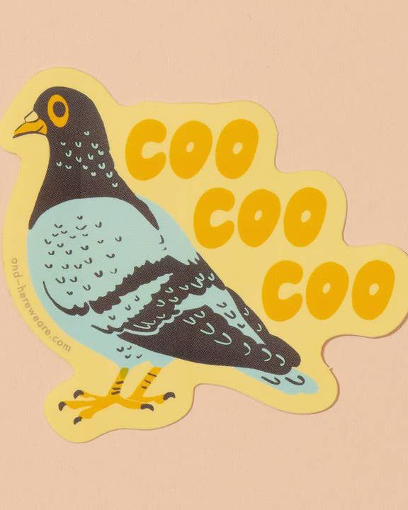 Coo Pigeon Vinyl Sticker | Home Goods | Personify – Personify Shop
