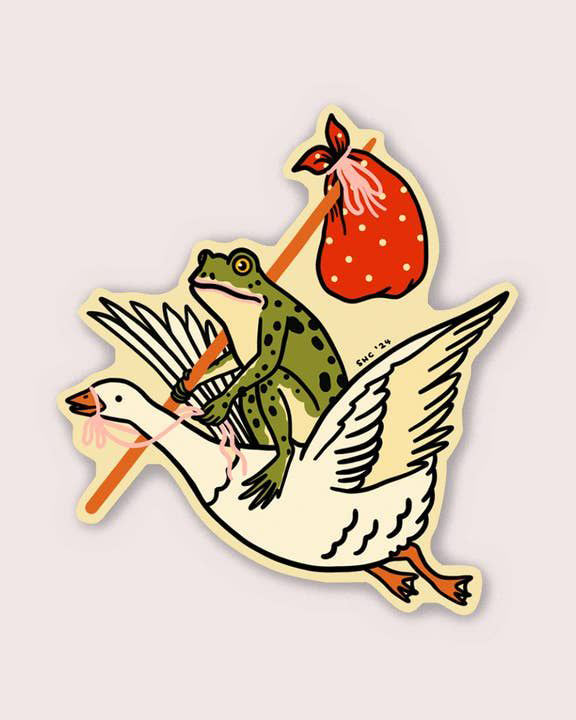 Goose Ride Vinyl Sticker | Home Goods | Personify – Personify Shop