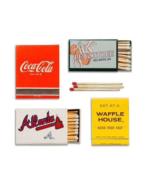 The Atlanta Collage Vintage Matchbook Print | Home Goods | Personify ...