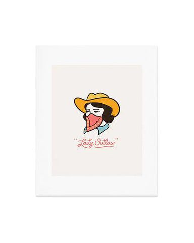 Lady Outlaw Art Print | Home Goods | Personify – Personify Shop