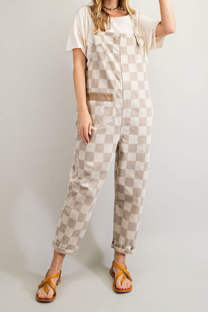 Lenny Checkerboard Overalls *S-L* | Women's Clothing | Personify ...