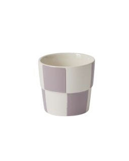 Lilac Petite Checkerboard Pot | Home + Gift | Personify – Personify Shop